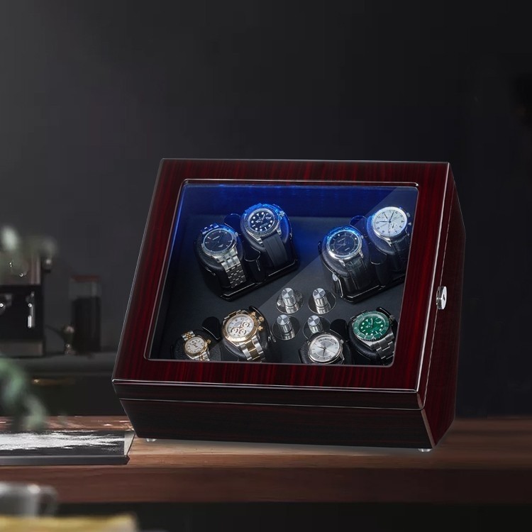 Self Winding Watch Winder for 8 Winding Spaces with Built-in ...